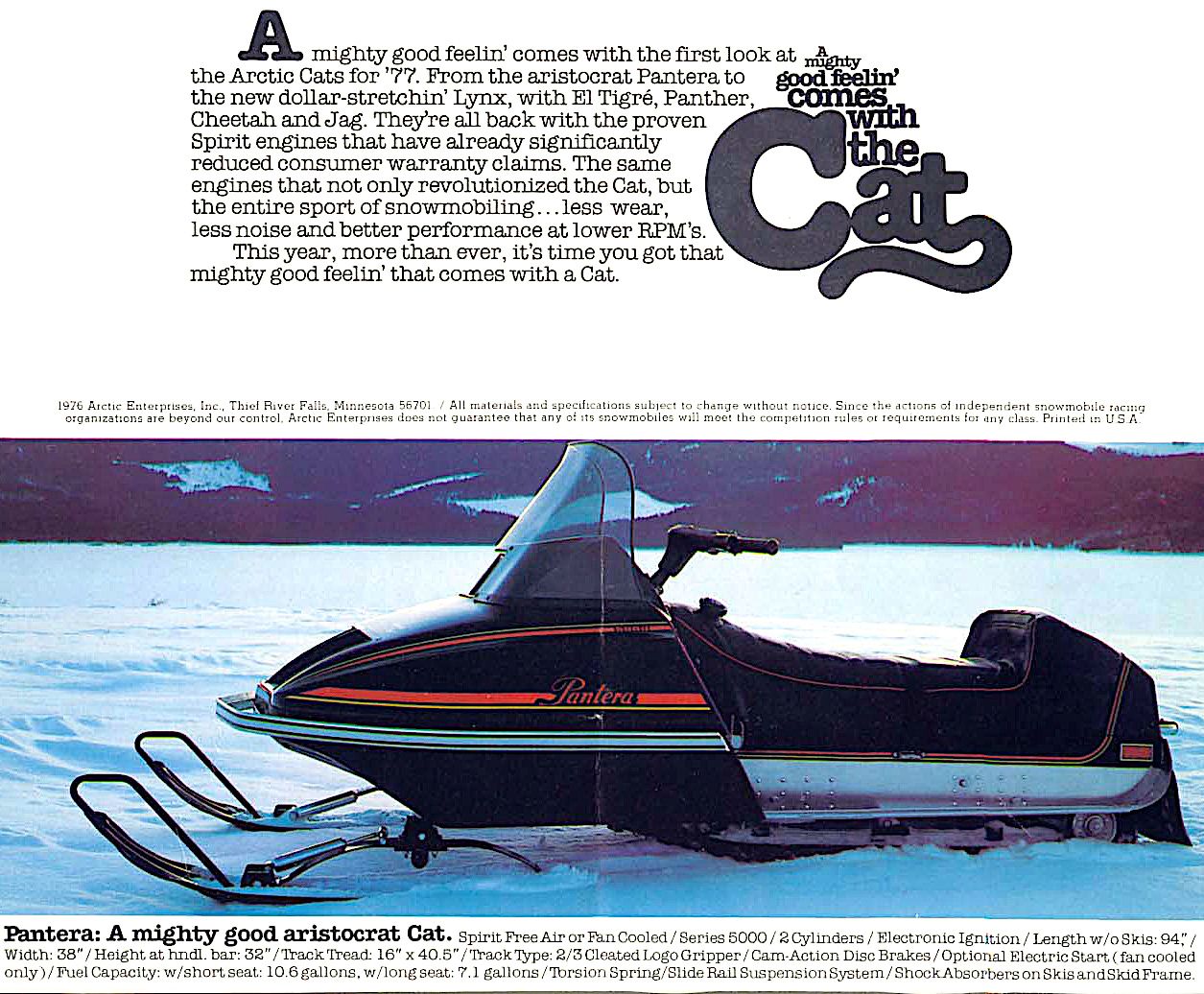 1977 ARCTIC CAT BROCHURE - ArcticInsider