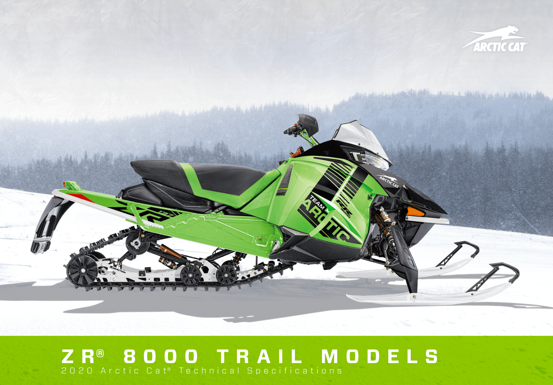 2020 ARCTIC CAT ZR 8000 HIGH PERFORMANCE TRAIL MODELS MEDIA KIT PDF ...