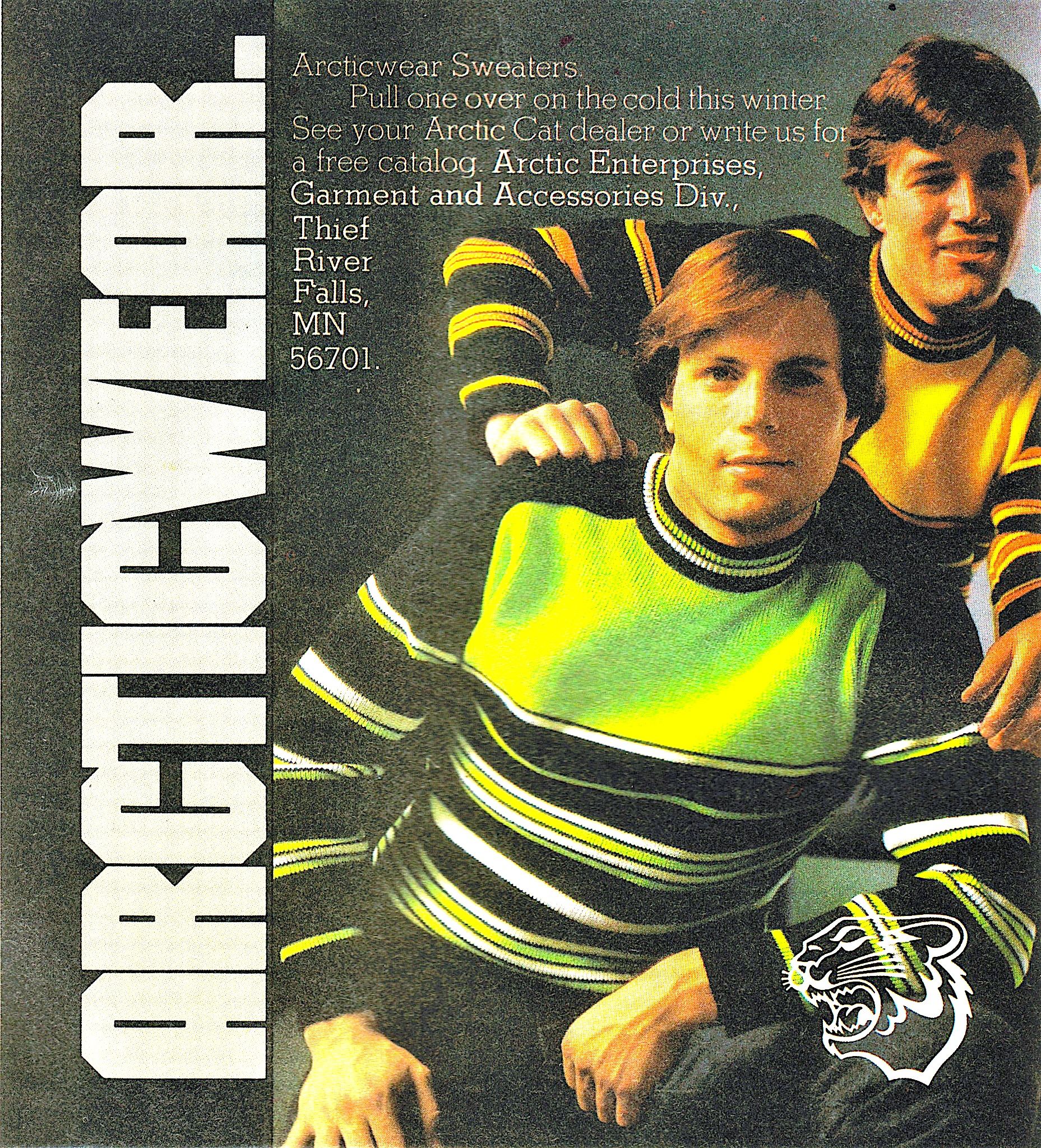 1979 ARCTIC CAT ARCTICWEAR AD - ArcticInsider