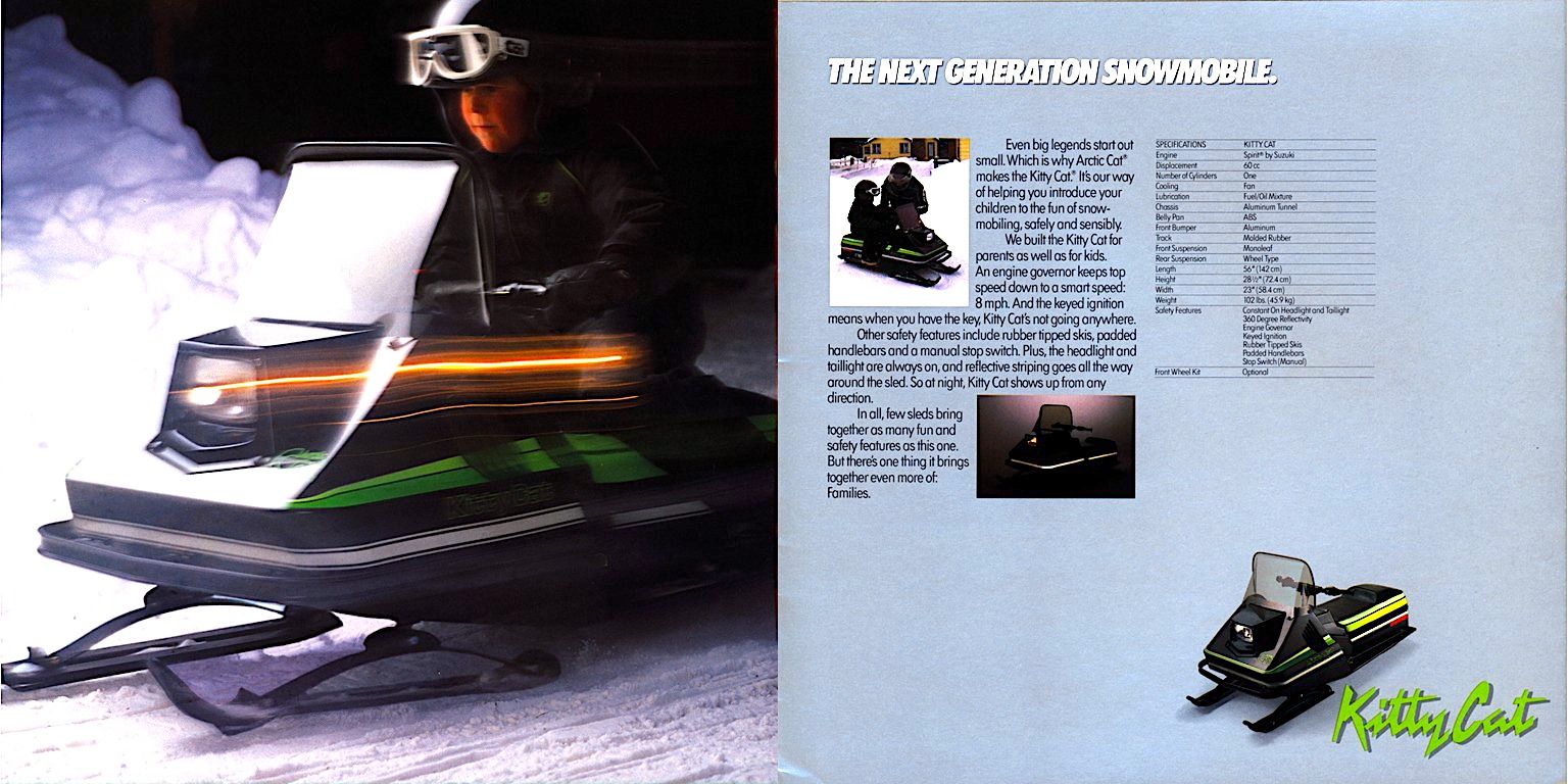 1987 ARCTIC CAT KITTY CAT BROCHURE | ArcticInsider