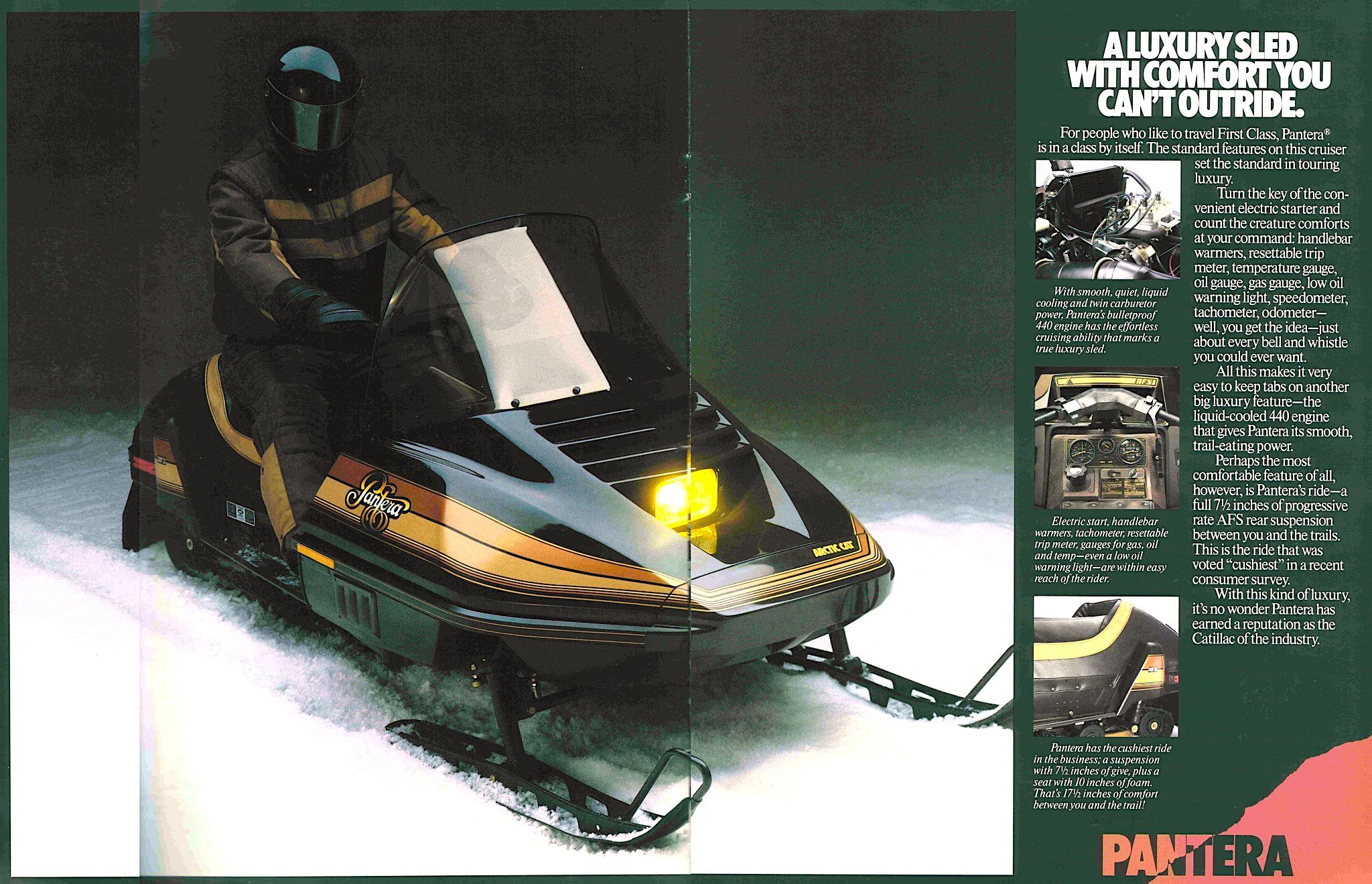 1988 ARCTIC CAT PANTERA BROCHURE - ArcticInsider