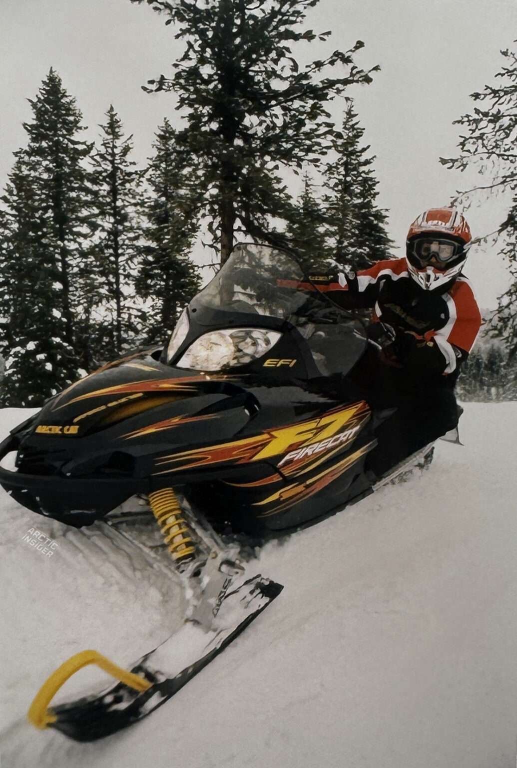 Skinny. Scary-fast. A paradigm shift - 2003 Arctic Cat F7 Firecat ...